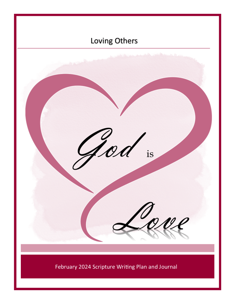 2024 Monthly Scripture Plans – It Starts Small