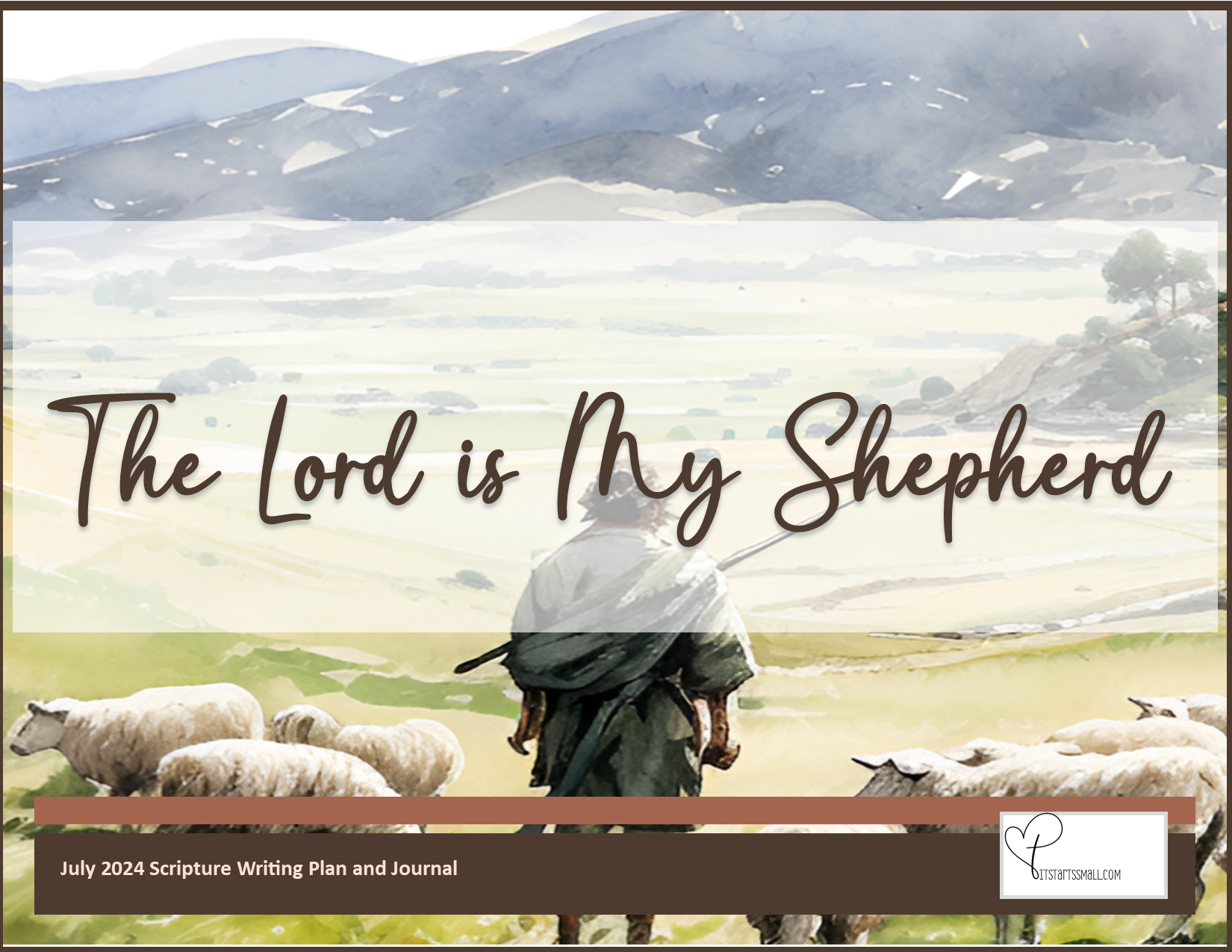 2024 Monthly Scripture Plans – It Starts Small