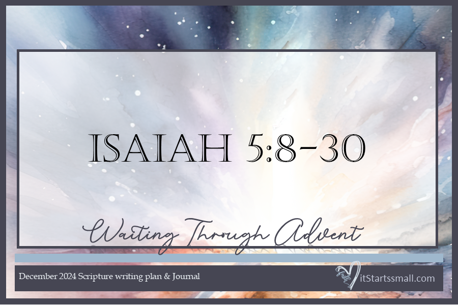 The Consequences of Isolation and Sin – It Starts Small